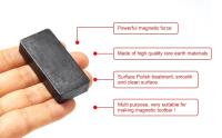 China 12Pcs Square Ferrite Magnet Blocks Ceramic Rectangular Magnets Strong Magnetism for sale