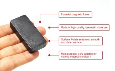 Cina 12Pcs Quadrati Ferrite Magnet blocchi Ceramica Magneti rettangolari Magnetismo forte in vendita