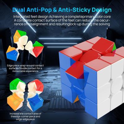 Cina Puzzle 3D Cubo Magnetico di Rubik 3x3 Cubo Magnetico Magico Puzzle didattici Giocattoli in vendita