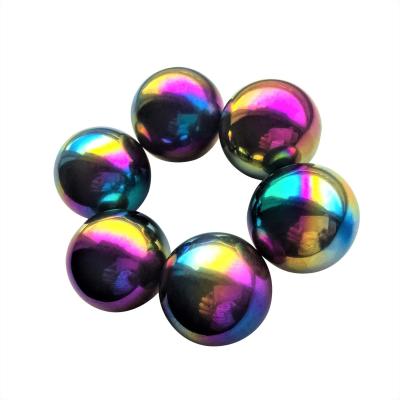 Cina 6pcs Neodimio Magneti Sfere Arcobaleno Magnetiche Palline Fidget Giocattoli Per L'ansia in vendita