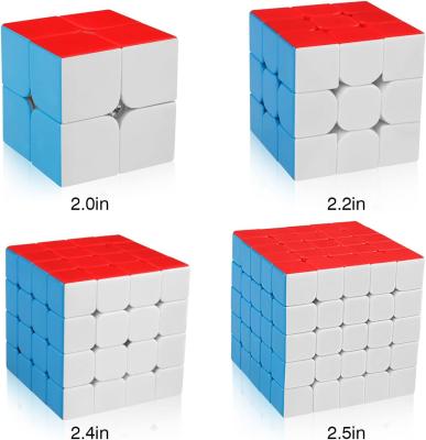 Cina Rubik's Cube Magnetico Multicolor Set Con 2x2 3x3 4x4 5x5 Serie Per La Presente Collezione in vendita