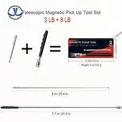 Cina Telescopico 2PCS 8 libbre Telescoping Pickup estensibile con luce a LED in vendita
