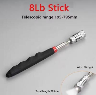 China Magnetisch telescopisch ophaalgereedschap met LED-licht en sterke magneet op maat Te koop