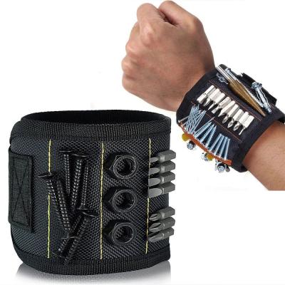 Cina Borsa per attrezzi magnetici portatili Bracciale Legno Elettricista Bracciale in vendita