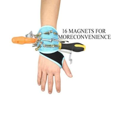 Cina Protezione del lavoro Bracciale magnetico per la presa di viti per la trivellazione di pezzi di foratura Chiodi cinture per il posatore di utensili per polsi in vendita