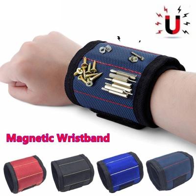 China Portable Magnetic Wristband Tool Kit Strong Magnetic Wristband Tool Strap with Telescopic Pickup Tool Woodworking Tools Repair Accessories for sale