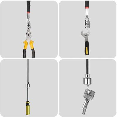 China Magnetische Teleskop-Pick-up-Werkzeuge Grip LED-Licht verstellbar Ausdehnbar Langstrecken-Stift Handwerkzeug zu verkaufen