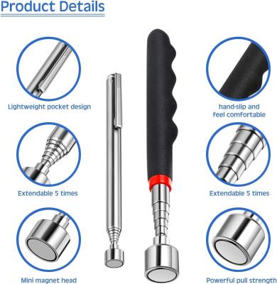 Cina Luce a LED estensibile telescopica regolabile Magnet Stick Magnetico Pick Up Pickup Tool in vendita