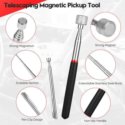 Cina Telescopio specchio di ispezione kit di attrezzature di raccolta magnetica con luce a LED per la riparazione di auto in vendita