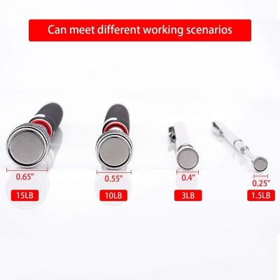 Cina REACH Lega di alluminio Magnetico penna retrattile montata per raccogliere metallo velocemente in vendita