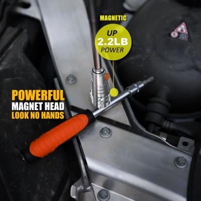 Cina Strumento di raccolta magnetica con 3 luci a LED (argento) in vendita