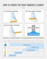 China Double Sided Magnetic Window Cleaner Customization for sale