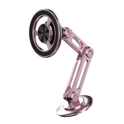 Cina 360° ruota Tenitore di telefono per auto magnetico forte per Magsafe Sosta telefonica pieghevole Magnete di ventilazione montato Supporto GPS per telefono 14 13 in vendita