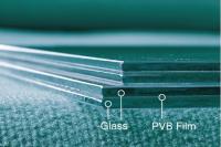 China Laminated Safety Glass 2440x3660mm PVB Interlayer UV Protection for sale