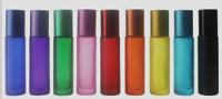 China 10ml Lidded Reusable Essential Oil Roller Bottles ODM Empty Rollerball Perfume Bottles 28/410 for sale