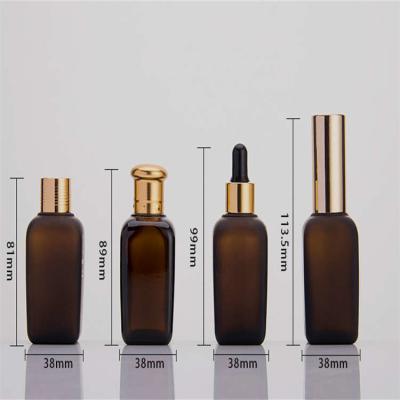 Chine Bouteille en verre multifonctionnelle 30ml pratique réutilisable 50ml de compte-gouttes d'huile essentielle à vendre