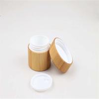 China Bamboo Wood Glass Cosmetic Bottles 15ml 20ml 30ml Eco Friendly Packaging for sale