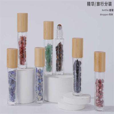 Cina Bottiglia di bambù del contagoccia del rullo multifunzionale per olio essenziale 10ml 15ml ultraleggero in vendita