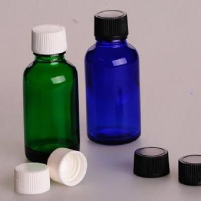 China Lidded Pharmaceutical Amber Glass Bottle , 30ML Practical Medical Glass Vials for sale