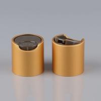 China Gold Disc Top Cap 20mm 24mm 28mm 20/410 24/410 28/410 Rust Proof Lightweight Closures for sale