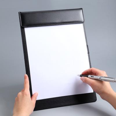 China ODM Lightweight Leather Business Portfolio Folder Writing Clipboard For Documents Files for sale