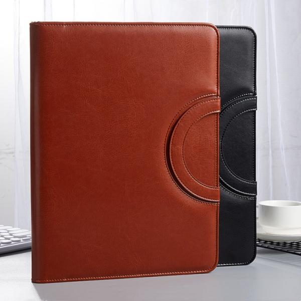Quality Waterproof Zipper Business Portfolio Folder Clipboard With Handle Portable Document Organizer Bag for sale