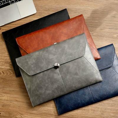 China Mens A4 Document File Bag Business Portfolio Faux Leather ODM for sale
