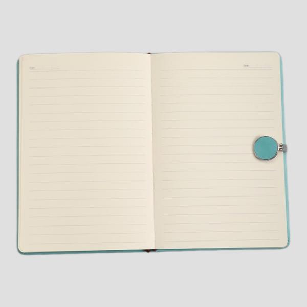 Quality Custom Personalized Notebook With Leather Cover & Magnetic Snap Closure for sale