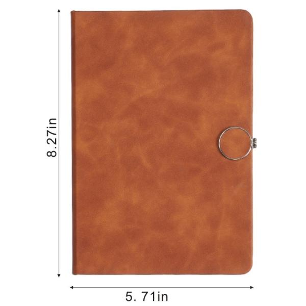Quality Custom Personalized Notebook With Leather Cover & Magnetic Snap Closure for sale