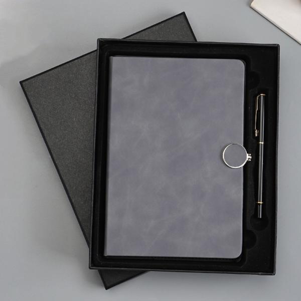 Quality Custom Personalized Notebook With Leather Cover & Magnetic Snap Closure for sale