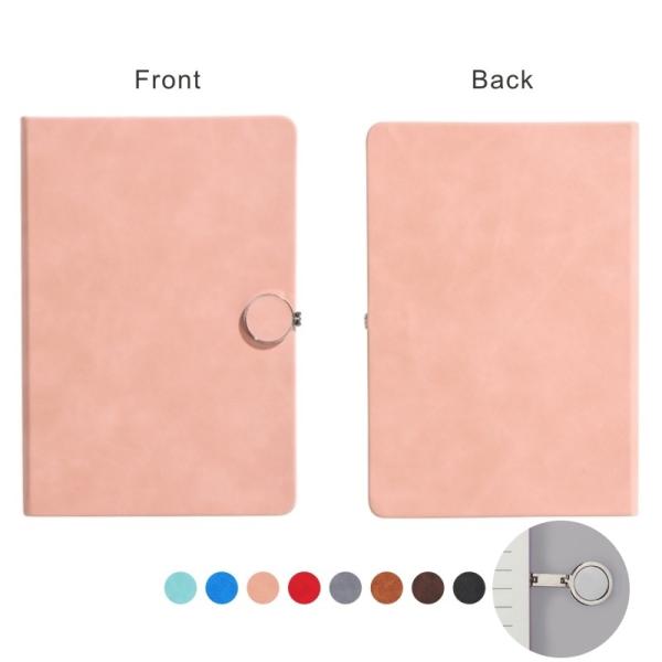 Quality Custom Personalized Notebook With Leather Cover & Magnetic Snap Closure for sale