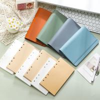 China Creative Retro Binding Loose-Leaf Notebook, A6 PU Leather Cover for sale