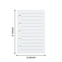 China Custom M5 Planner Journal Notebook Refill Pages Inserts 5 Ring Loose Leaf Replacement Paper for sale
