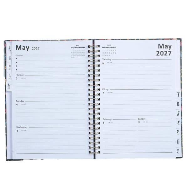 Quality Spiral Discbound Weekly Monthly Daily Planner Notebook For Work Academic OEM for sale