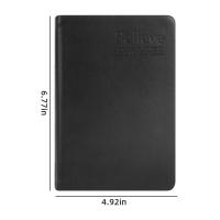 China Blank Custom Leather Notebook Extra Thick Offset Paper A6 Notepad Folio With Gold Edges for sale