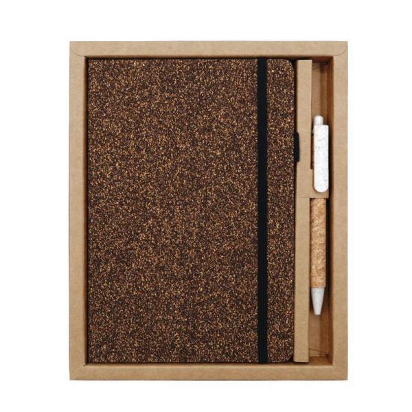 Quality Eco Friendly Cork Cover Stationery Planners Notebooks Bulk Order Custom Logo for sale