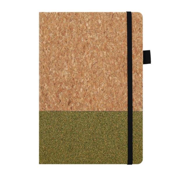 Quality Custom Recycled Cork Cover Notebook Business Gift Set Hardcover Journal Eco Friendly for sale