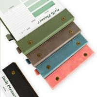 China Eco Friendly Refillable Detachable Full Grain Leather Notebook A5 Personalised for sale