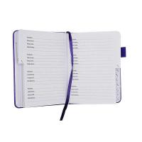 China A6 PU Refillable Leather Journal Address Phone Notebook Customised for sale