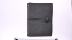 Customizable A6 Soft PU Leather 6-Ring Loose Leaf Diary with Personalized Logo