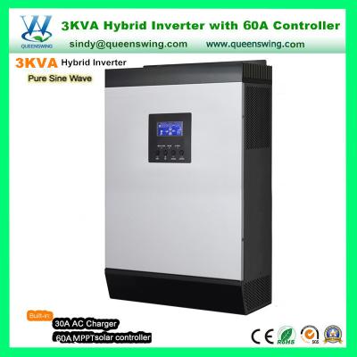 China 3kVA off Grid Hybrid MPPT Solar Inverters for Home Solar Power System (QW-3kVA2460) for sale