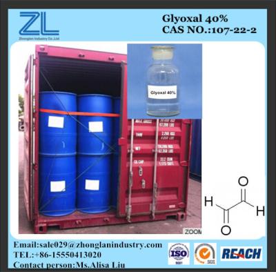 China Glyoxal 40%- Manufacturers, Suppliers & Exporters for sale