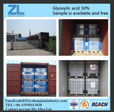 China CAS NO.:298-12-4,glyoxylic acid 50% for hair for sale