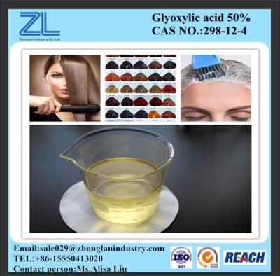 China CAS NO.:298-12-4,Glyoxylic acid 50% ingredient for cosmetics formulations for sale