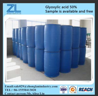 China  glyoxylic acid used for hair ,CAS NO.:298-12-4 for sale