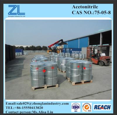 China The preparation stage Acetonitrile used in lab,CAS NO.:75-05-8 for sale