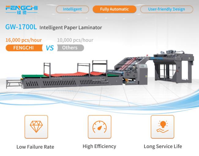 Gw Series 1450L Heavy Duty Full Automatical Paperboard Litho Laminator for Carton Boxes Laminating
