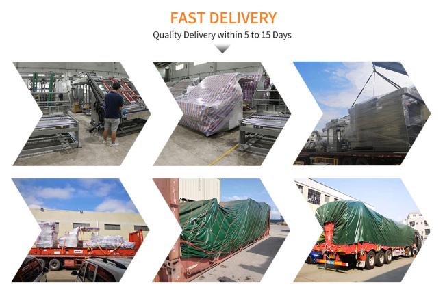 Paper Board Cardbaord Electric Pallet Stacker Line Packing Machine