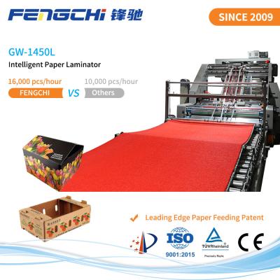 Cina Laminatore a flauto Fengchi 3 PLY con alimentazione di carta servo vuoto unica in vendita