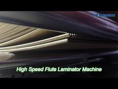 CE Approved 165m/Min Heavy Duty Post-Coating Laminating Machine for Paper Board Flute